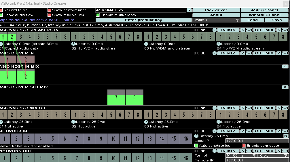 studio one daw에서 asio4all vs asiolink pro vs flexasio vs fl studio asio ...
