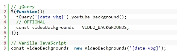 [해피CGI][cgimall] Youtube/Vimeo/HTML5 비디오를 배경으로 사용 jQuery 플러그인 - youtube ...