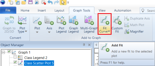 Guide to fit curves in Grapher (Grapher에서 커브 맞춤 가이드)