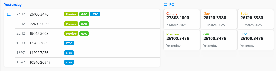 Windows 11, 24H2 MSDN + 누적 업데이트 통합판 (빌드 26100.3476 / 26100.3476 LTSC ...