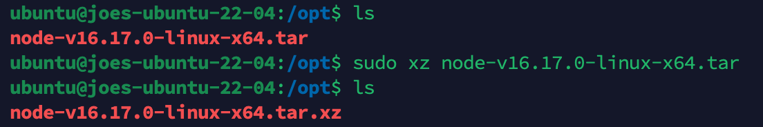 리눅스에서 압축푸는법 및 압축하는법 (zip, tar, gz, xz, tar.gz, tar.xz) 명령어 정리와 예제