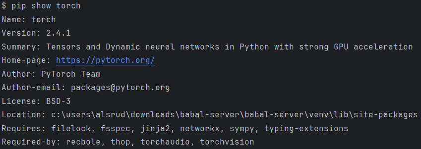 [PyTorch/CUDA] error: subprocess-exited-with-error ...