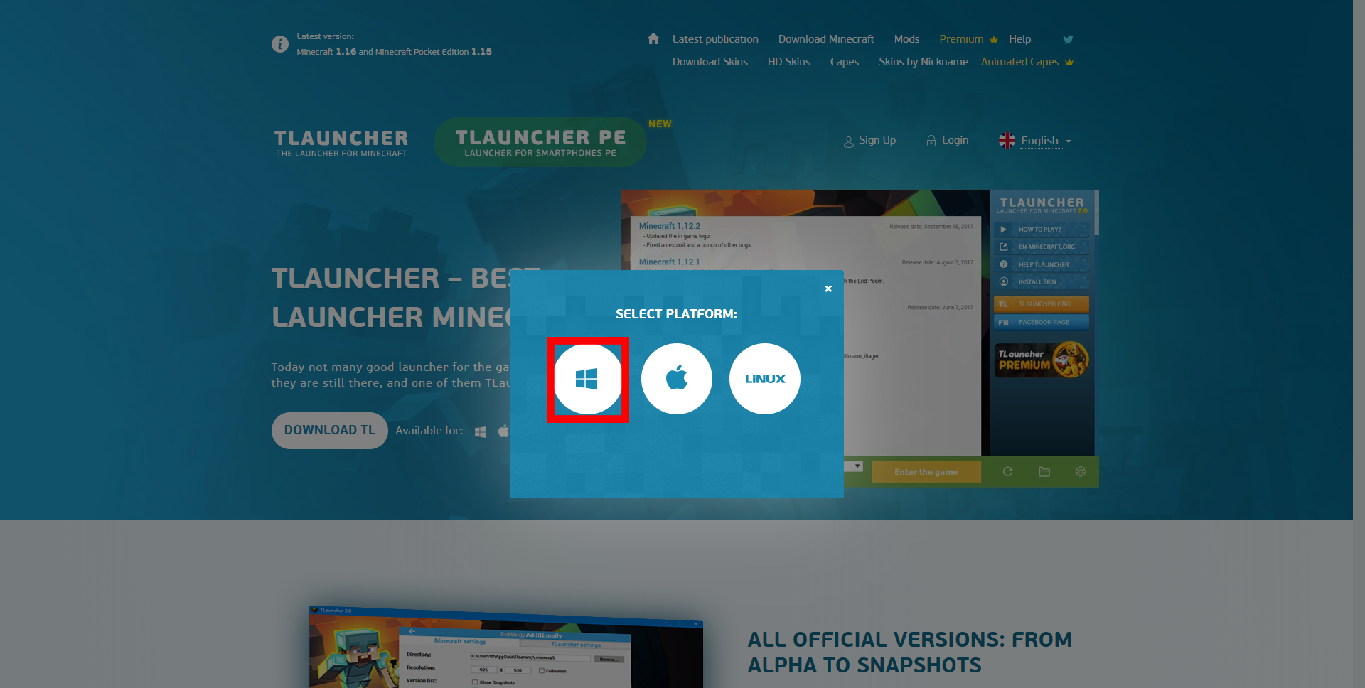 [프로그램] 마인크래프트 런처 TLAUNCHER 사용법 및 설치 방법