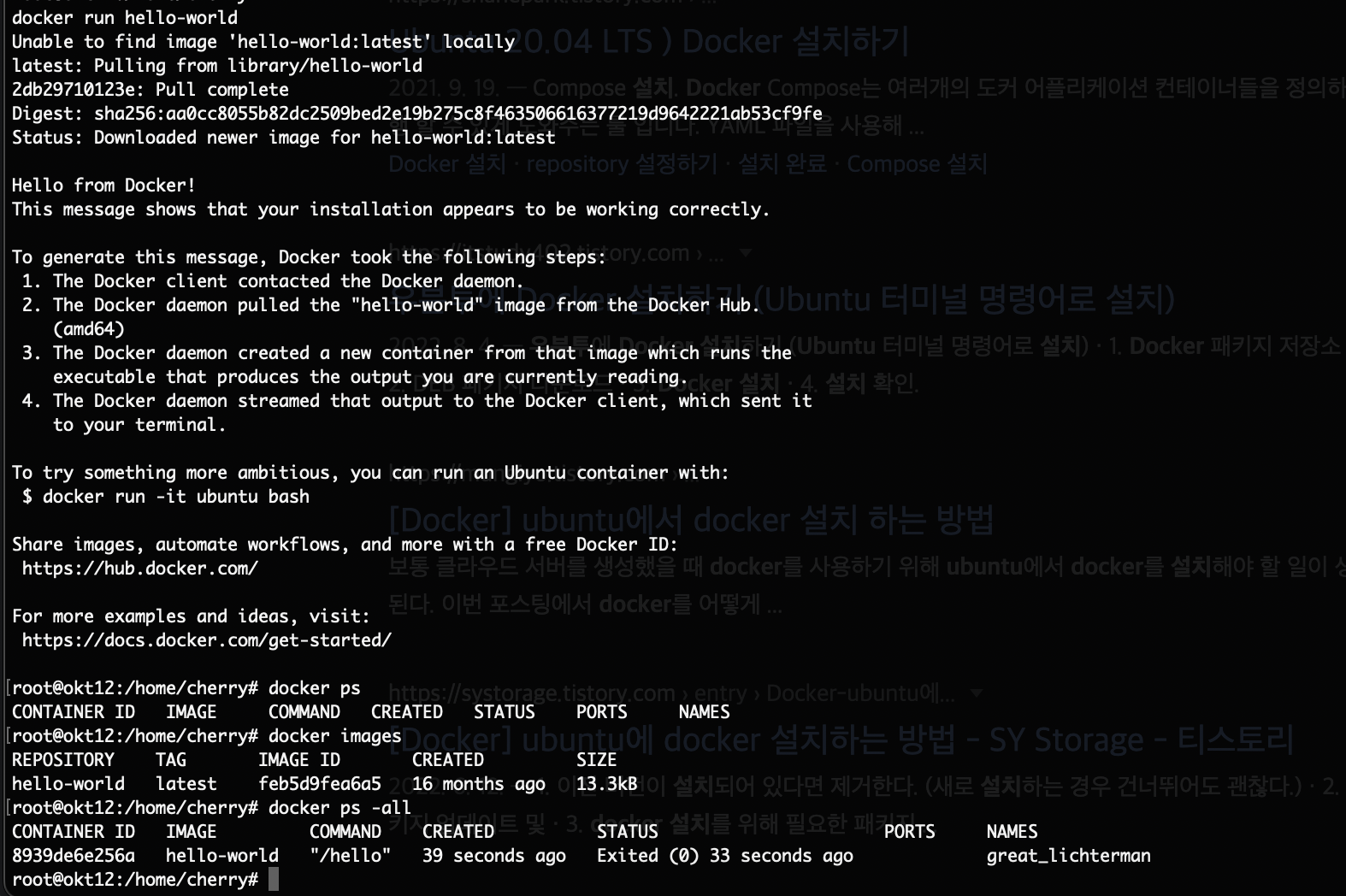 [Docker Server]Ubuntu Docker 설치