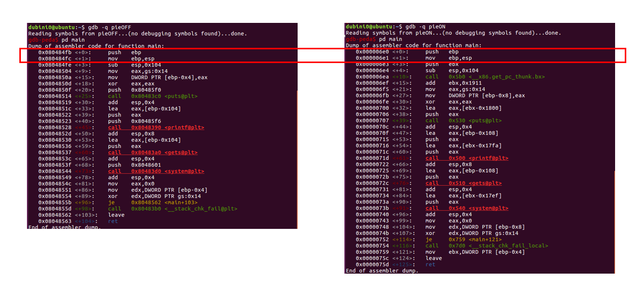 [linux] 4. PIE에 대하여