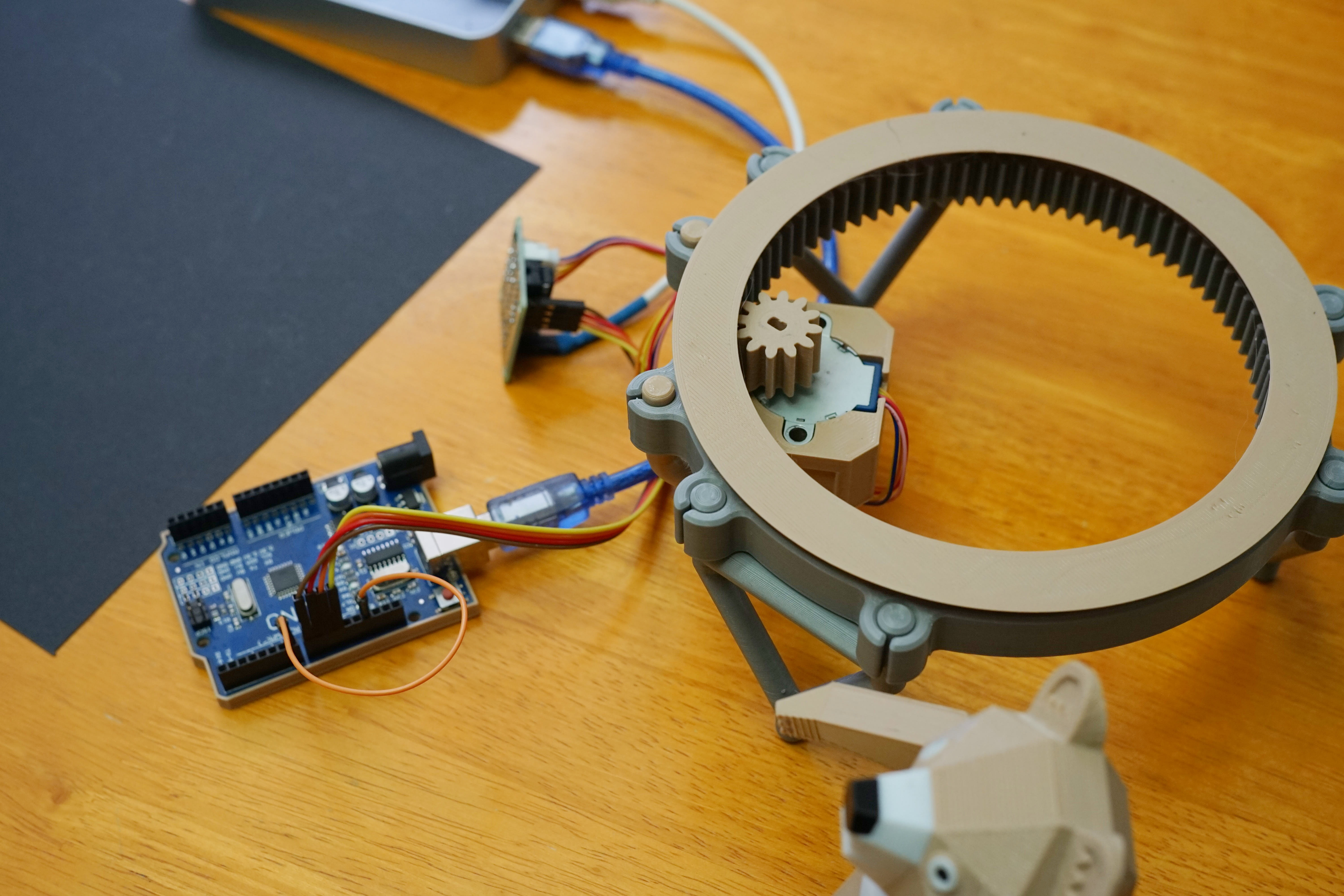아두이노와 스텝모터를 이용한 회전 테이블 만들기 / Making a Rotating(Turn) Table - Using ...