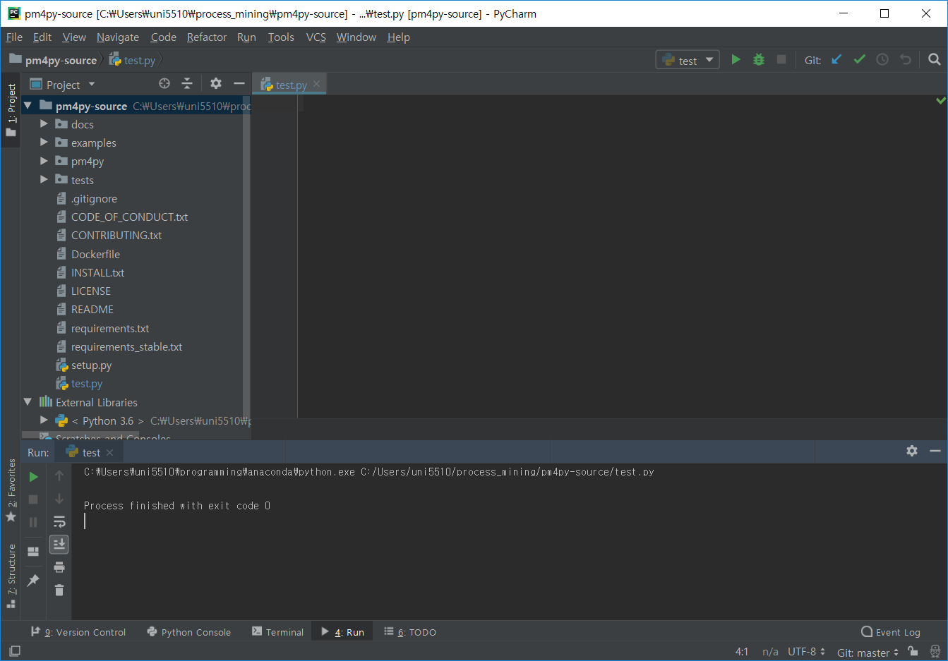PM4Py 시작하기 (PM4Py tutorial) - 유니의 공부