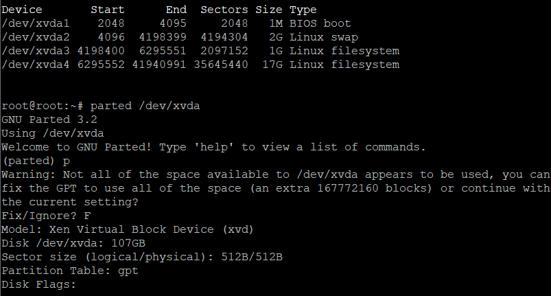 우분투 GPT PMBR size mismatch 오류