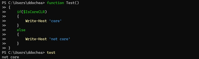 [PowerShell] 자동변수(Automatic Variable) - 7. $IsCoreCLR, $IsLinux ...