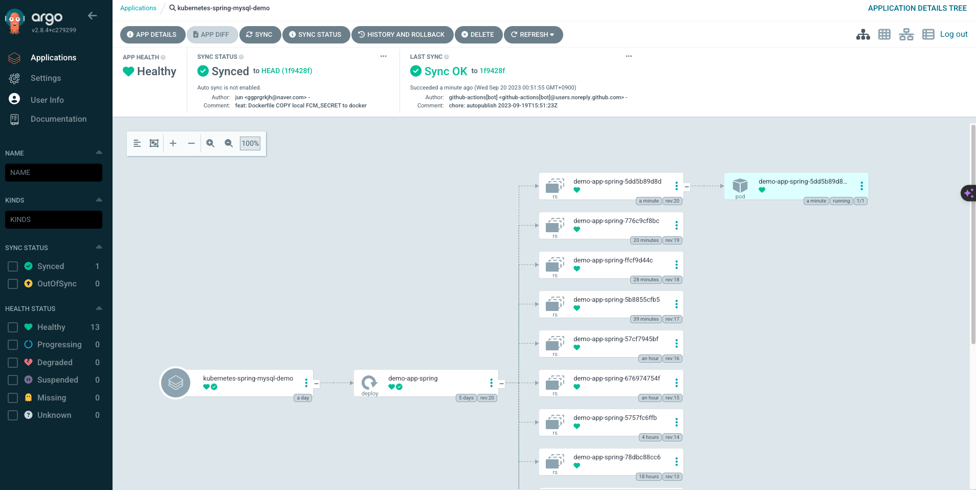 Github Action, Kubernetes 설정파일 관리 with Argo-CD