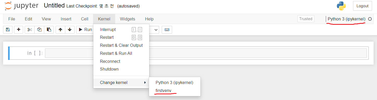 [Jupyter Notebook] Anaconda 가상환경을 구성하고 주피터 노트북에 연결하는 방법