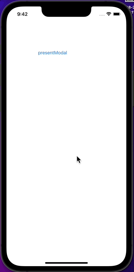 iOS Swift UISheetPresentationController.Detent (하프 모달 Half screen size custom modal drag bottom ...