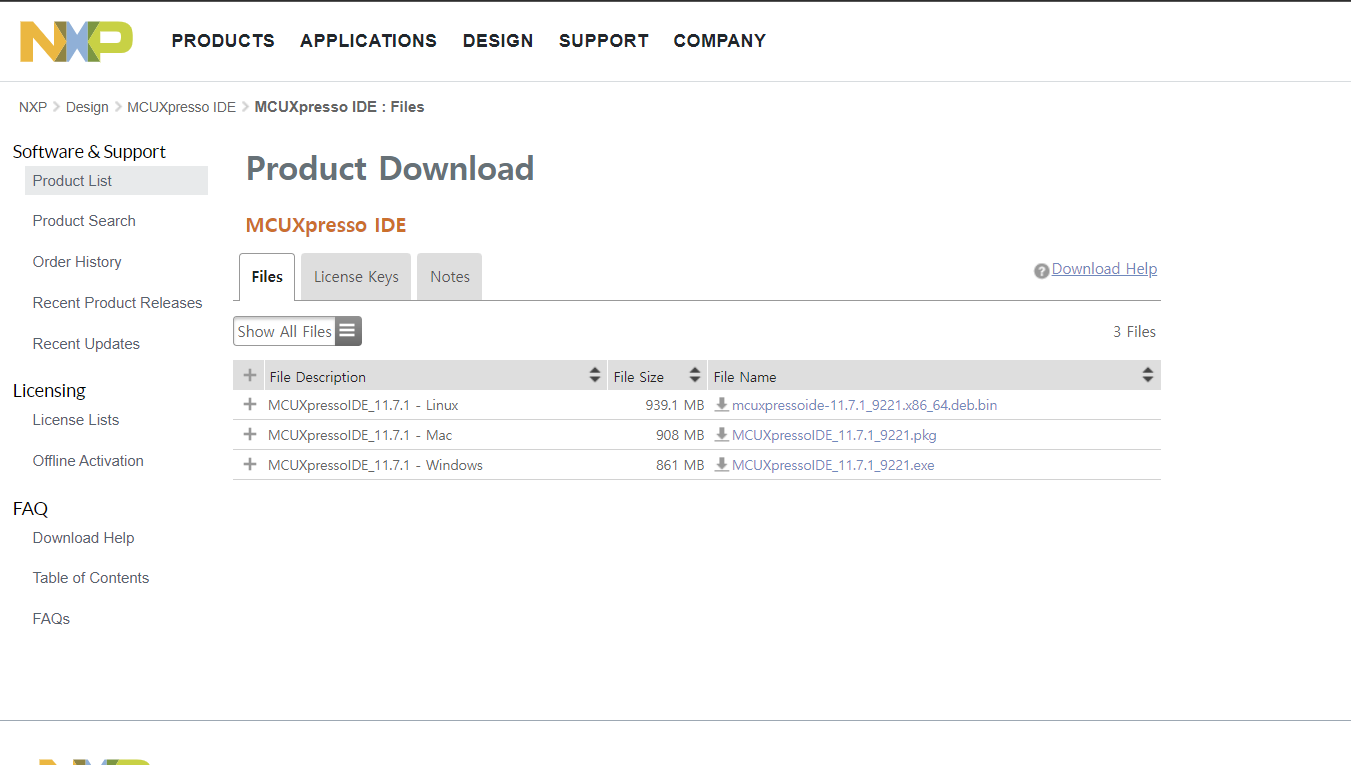 [NXP][Kinetis] Kinetis 개발환경 구성하기, NXP MCU 개발하기, MCUXpresso 설치하