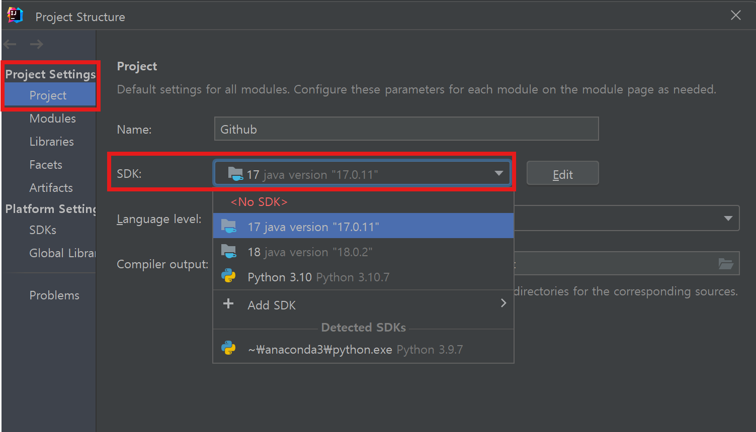 [IntelliJ] cannot resolve symbol 에러