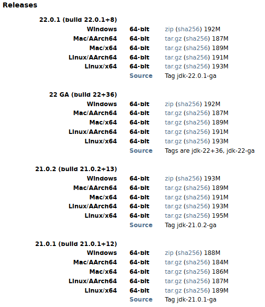 openjdk 설치하기 (Windows, Linux)