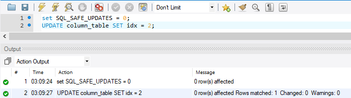 [8] Workbench - 세이프 모드 설정 및 해제