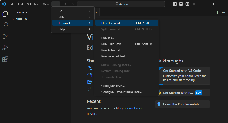 Airflow 사전 준비 - Python 설치 및 venv 환경 설정