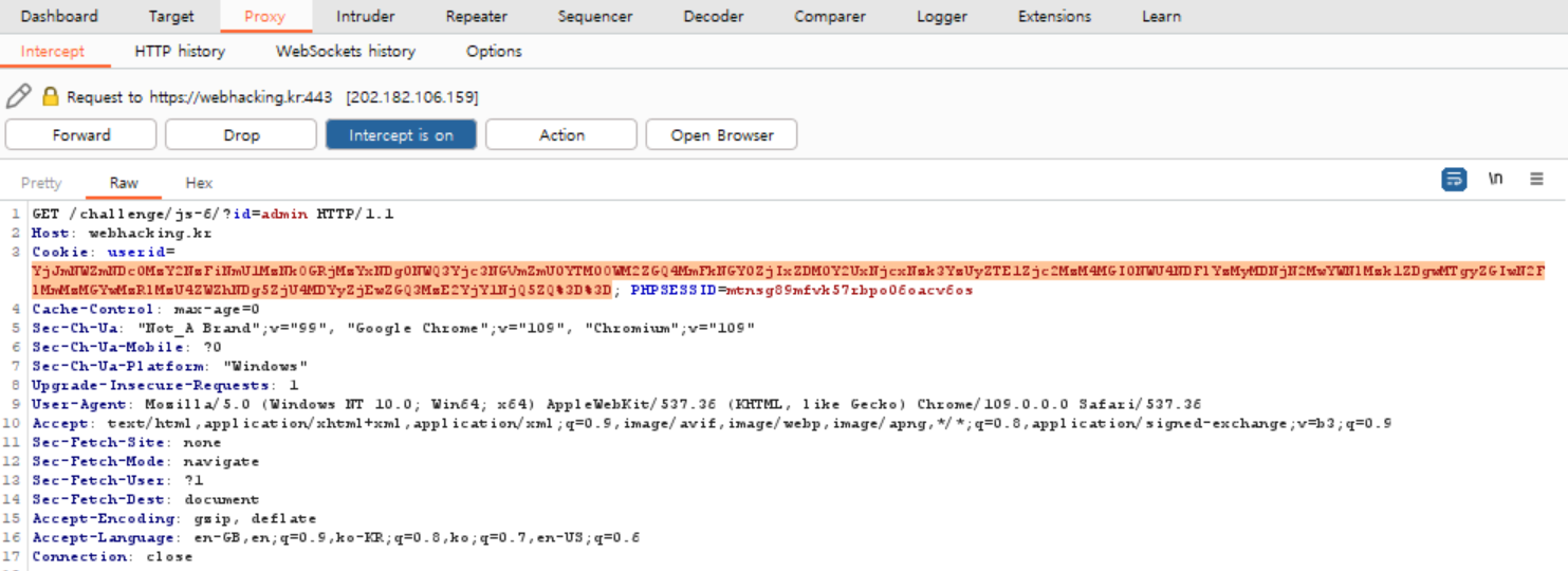 [webhacking.kr] old-19 — 둥당둥당동
