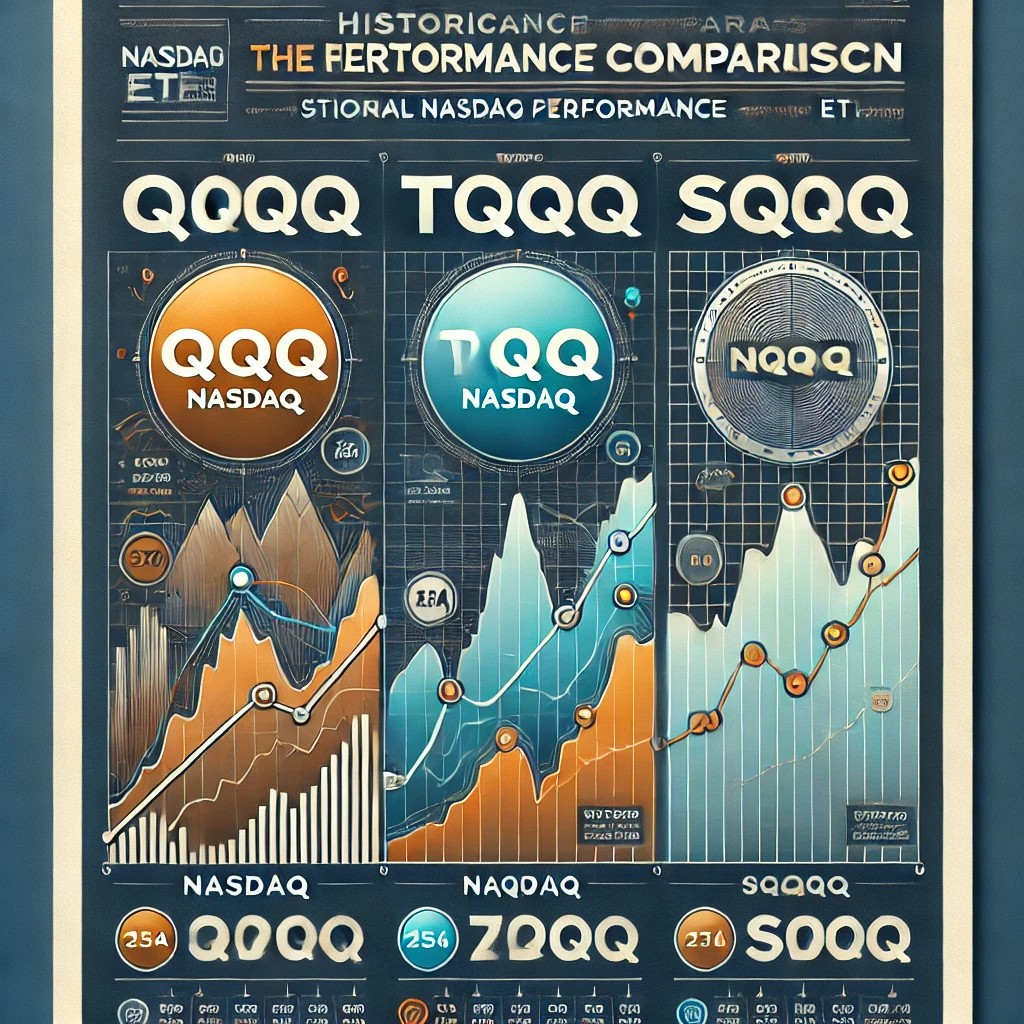 나스닥 ETF 비교 : QQQ TQQQ SQQQ