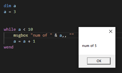 [Visual Basic] 비주얼베이직 스크립트 (VBScript) 기초 문법 (if문, for문, foreach문, case문 ...