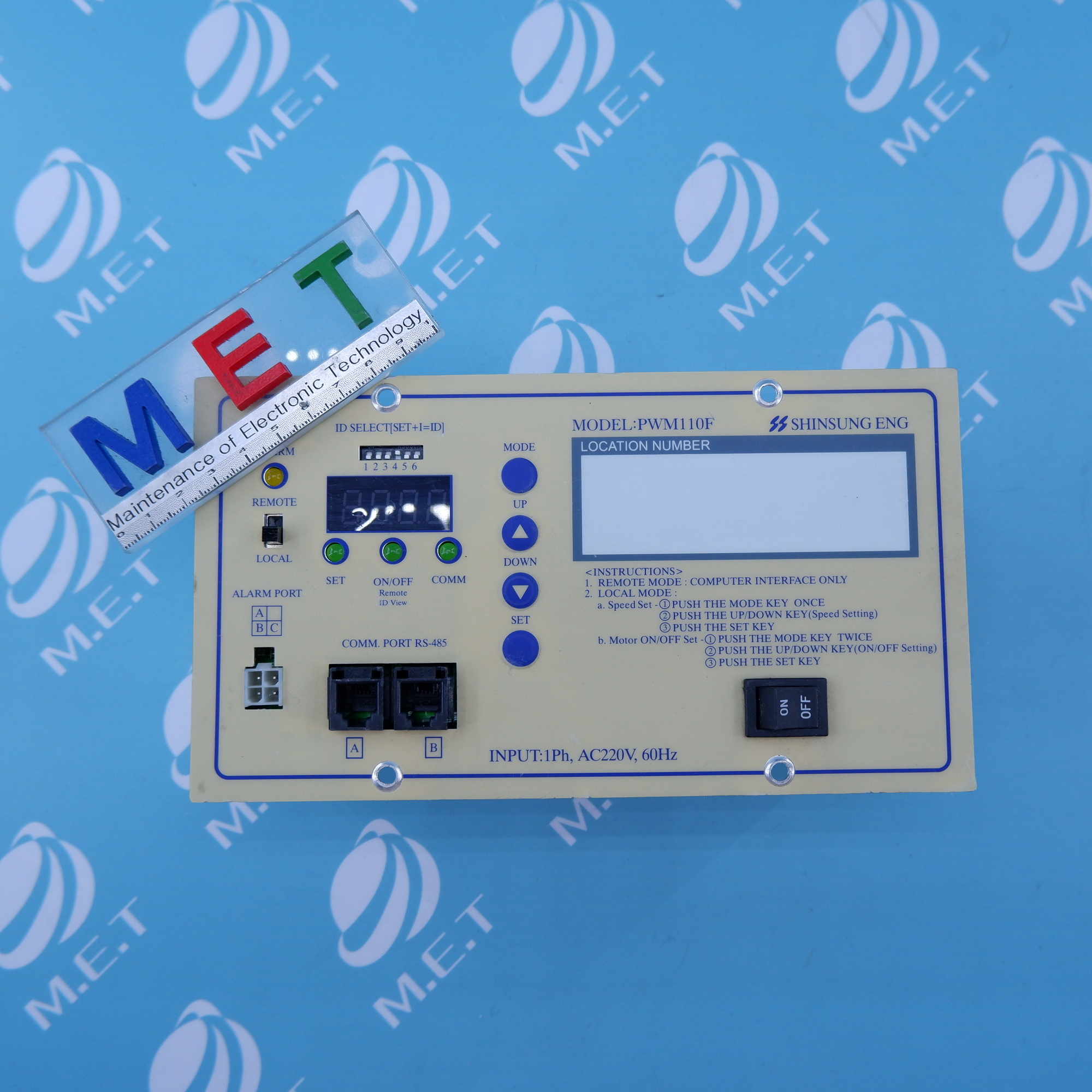 PWM110F [ETC CONTROLLER] SHINSUNG BLUE CODE FFU CONTROLLER PWM110F ㈜엠이티 ...