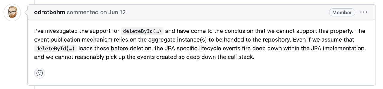 [Spring] 스프링이 구현한 Aggregate Root(애그리거트 루트)와 도메인 이벤트 - MangKyu's Diary