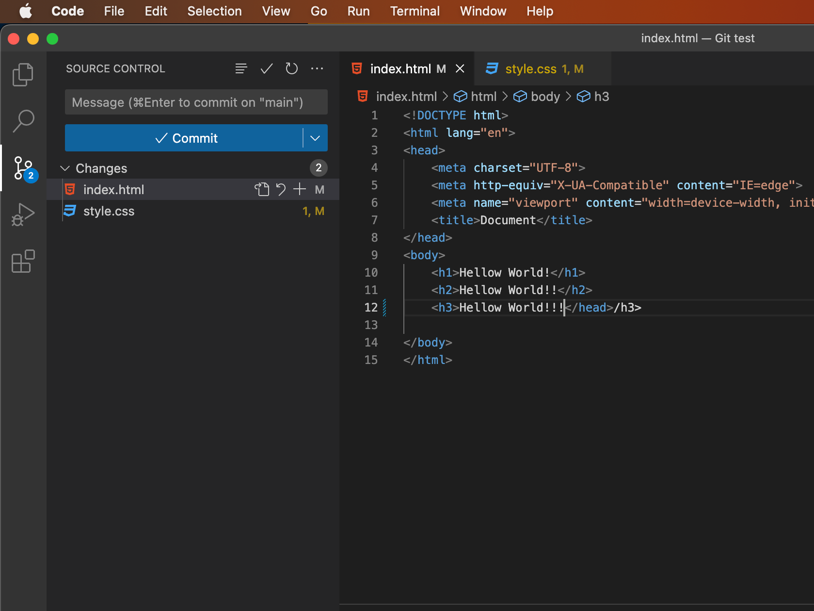 Git 사용법 ( VSCode를 이용해서 쉽게 add, commit, git diff 하는 방법 )