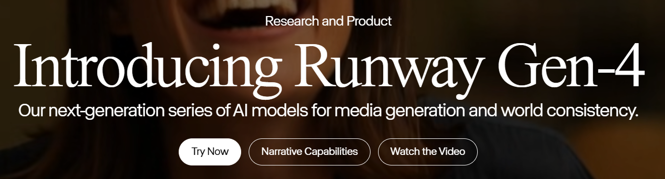 런웨이 Runway Gen-4 출시! 창의적 콘텐츠 제작의 혁신적 도구