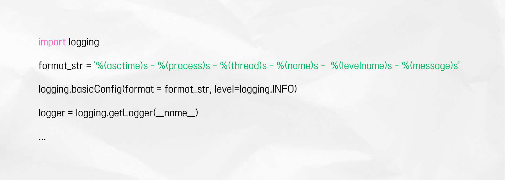 python Logging python-logging