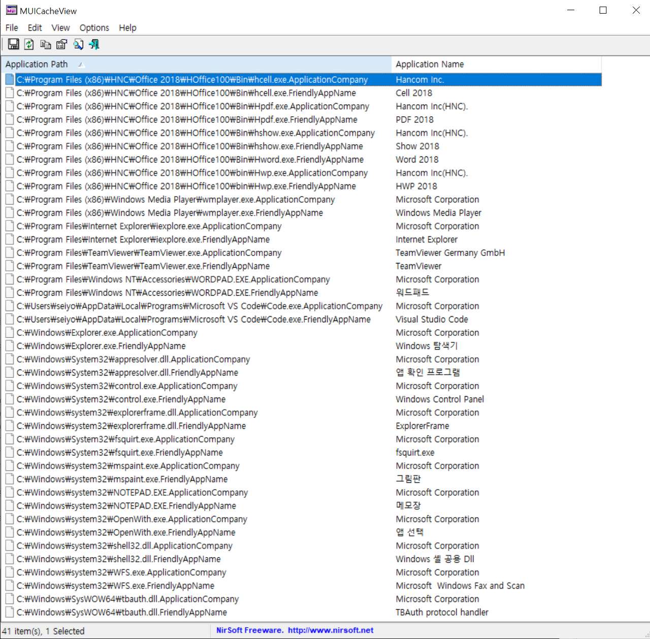 [Windows Forensic Artifacts - 5] MUICache