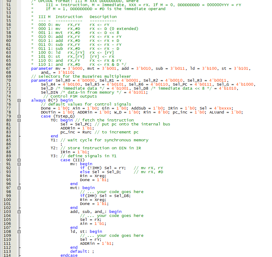 Digital Logic Enhanced Processor (Add Instruction memory load and store ...