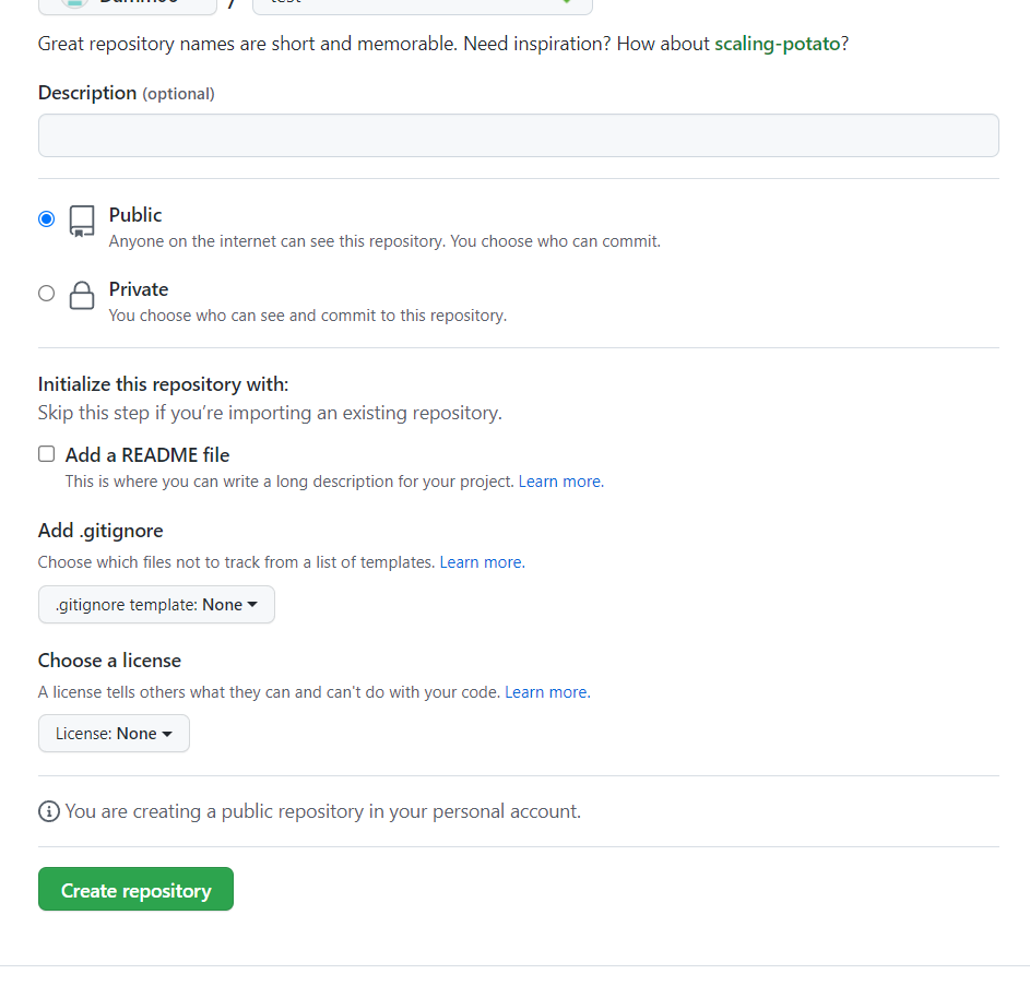 [GitHub] GitHub repository 만들고 IntelliJ에서 spring boot 프로젝트 연동하기