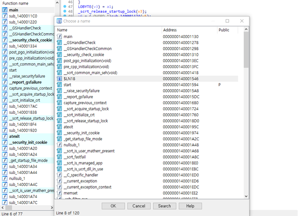 IDA - 사용법 및 단축키 :: Pw4ngC0