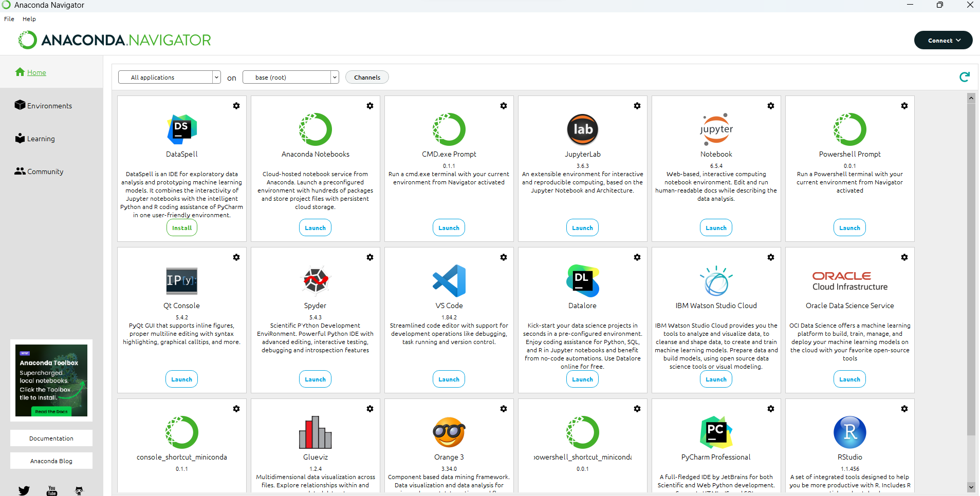 [데이터베이스 (SQL) - Anaconda 및 Jupyter notebook 툴 설치 방법 2]