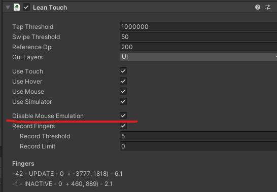 [Unity] 모바일에서 Input.GetMouseButton이 안먹힌다면...