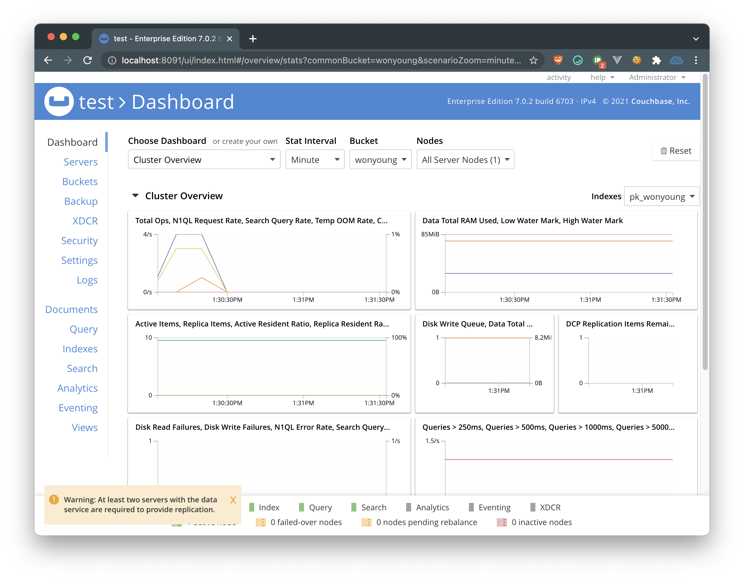 couchbase 따라하기(in mac)
