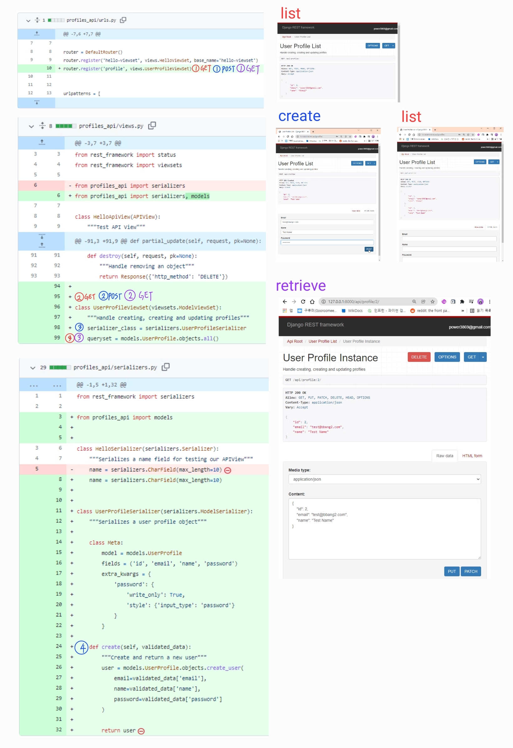 [Django REST API] 10. Create Profiles API