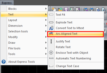 호 정렬 문자(곡선문자) Arc Text 간단사용법(캐디안 / 오토캐드)
