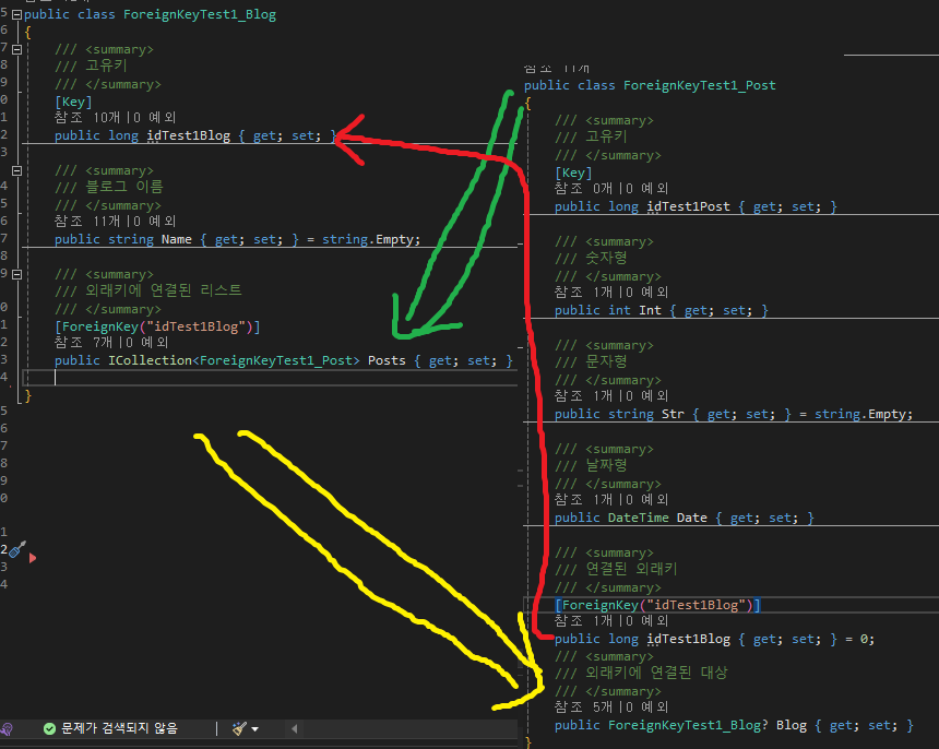 [Entity Framework] FK(ForeingKey) 사용