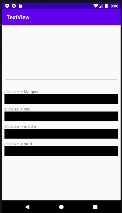 Android :: 안드로이드 TextView 자동 글자크기 변경 / ... 표시 / 흐르는 효과