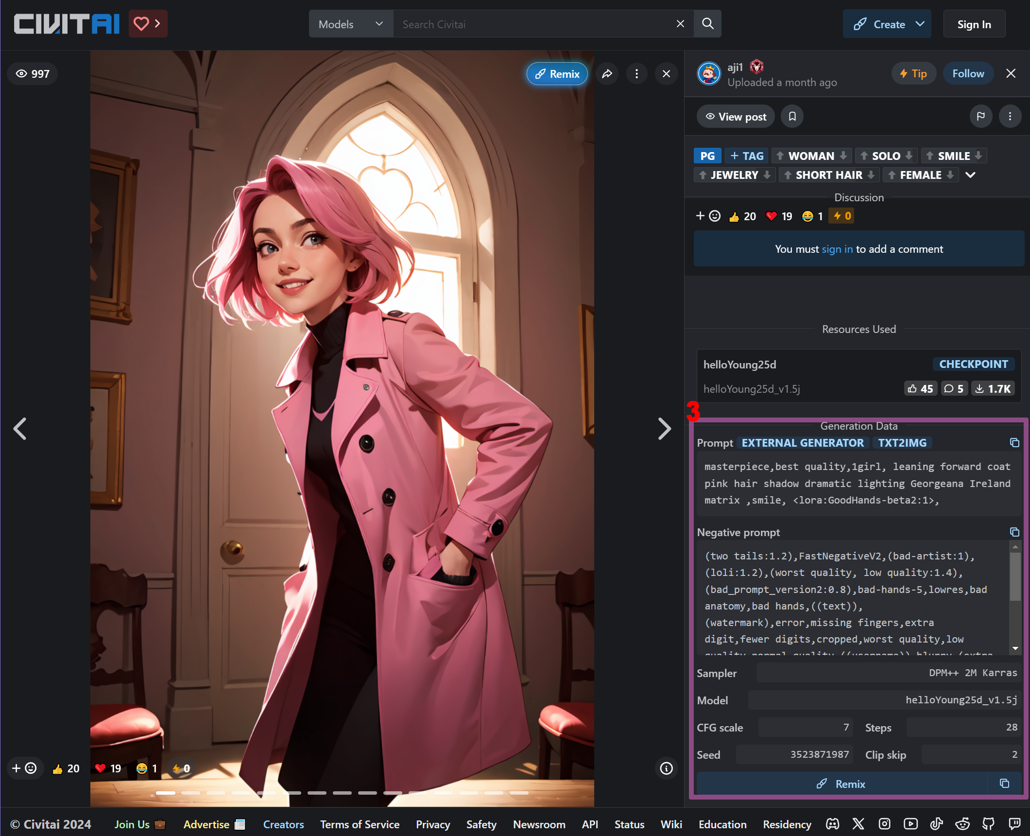 Stable Diffusion Webui-CIVITAI에서 모델 다운 및 세팅