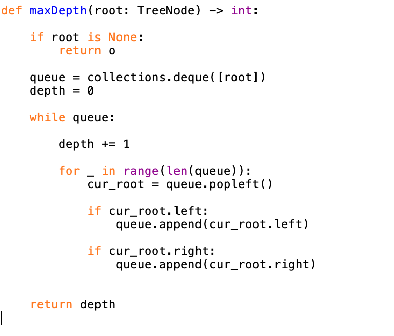Leetcode 104 Maximum Depth Of Binary Tree