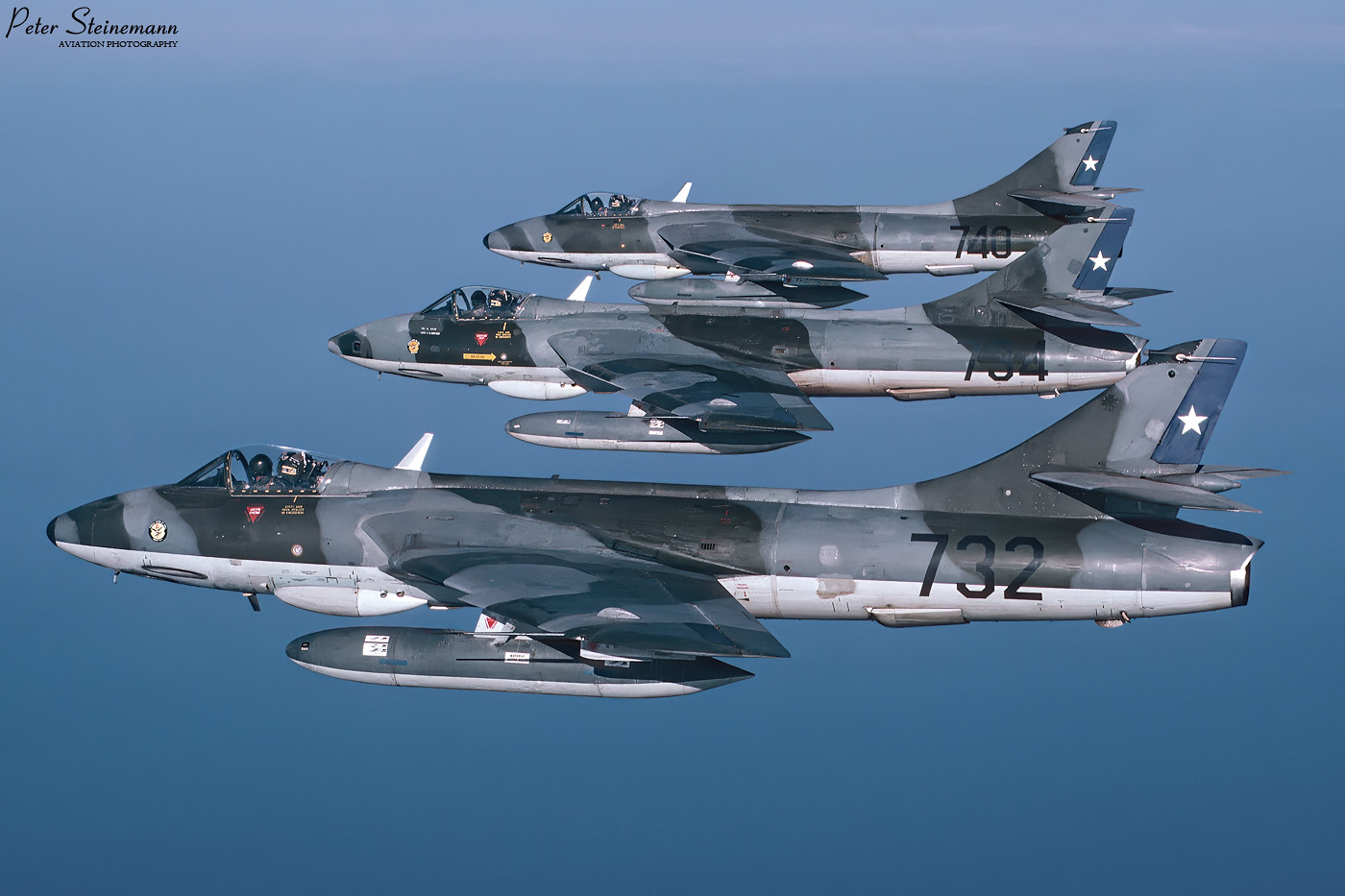 칠레공군이 운용했던 Hawker Hunter 전투기