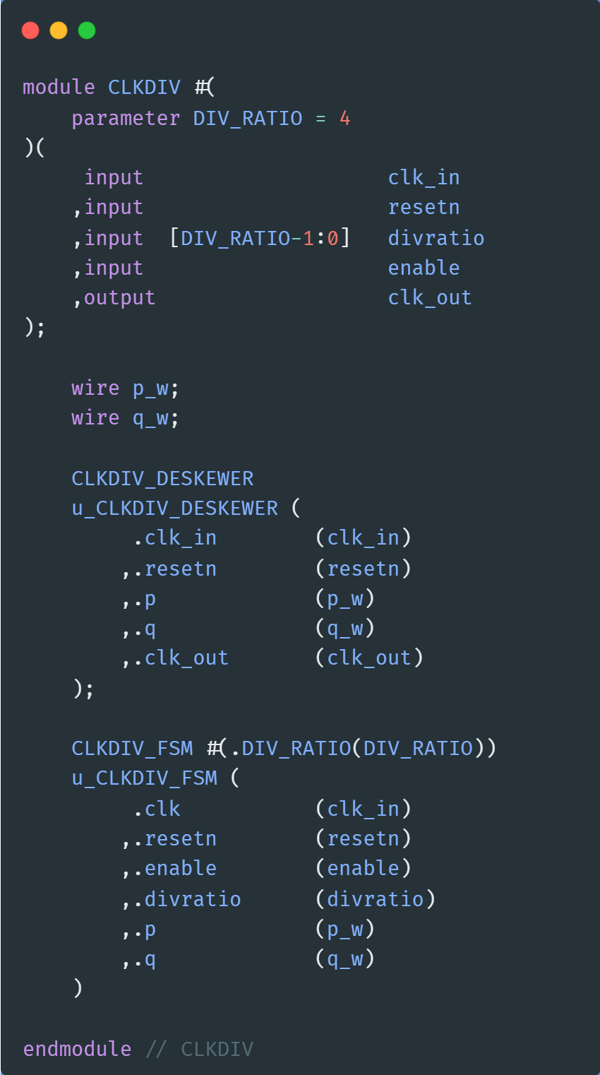 [RTL Design] Clock Divider (2)