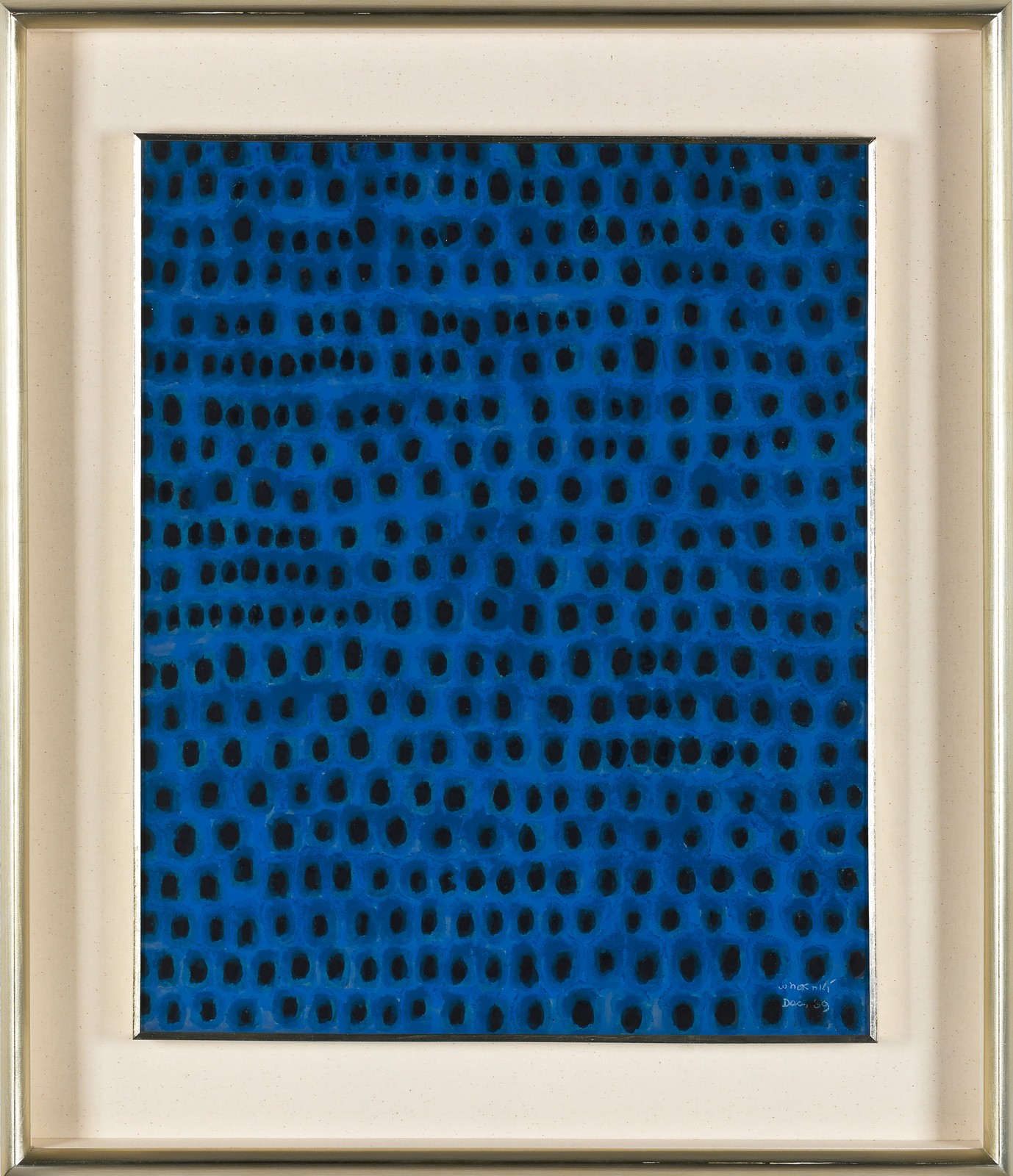 김환기(Kim WhanKi | 1913 ~ 1974) : XII-69 : oil on Korean paper : 56.8×46 ...